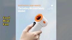 Portable Fan Humidifier Cools You Anywhere