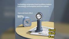 Mini Fan USB Rechargeable High Speed Spray Cooling