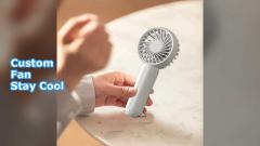 Custom USB Fan Stay Cool Anywhere