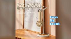 Mini Fan Custom Logo 1200mAh Rechargeable Summer Cooling