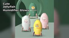 Cute Jellyfish Humidifier Mini LED Lamp for Your Space