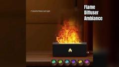 Flame Aroma Diffuser Cool Mist Humidifier