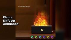 Flame Aroma Diffuser Humidifier Cool Mist