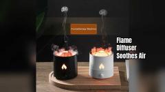 Flame Diffuser Humidifier Cool Mist Air Purifier