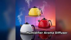 Teapot Humidifier Aroma Diffuser 7 Color LED