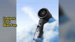 Portable Fan Cools Instantly 100 Speeds