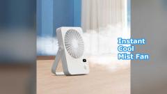 Portable Misting Fan Cools You Instantly