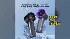 100 Gear Turbo Fan Personal Cooling LED Screen