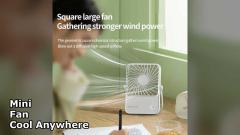 Mini Folding Fan Cools Office Sleep Bedside