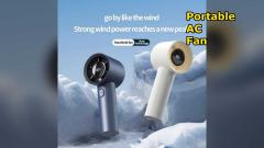 Mini Handheld Fan Portable AC Outdoor Cooling