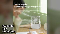 Portable Mini Fan Cools You Anywhere