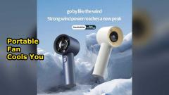 Mini Portable Fan Cools You Anywhere Rechargeable