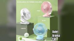 Clip On Fan Quiet Aroma Cooling