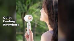Portable Dual Use Mini Fan Rechargeable Quiet Cooling