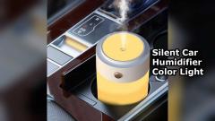 Silent USB Car Humidifier Color Light