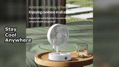 Portable Desk Fan Cools Any Space Quietly