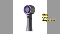 Portable Mini Fan Cools You Anywhere Rechargeable