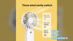 Mini Portable Fan Cools You Anywhere