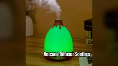 Volcano Aromatherapy Diffuser LED Air Purifier