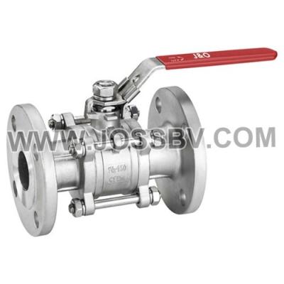 China 3PCS Ball Valve Flanged End ASME 150LBS for sale