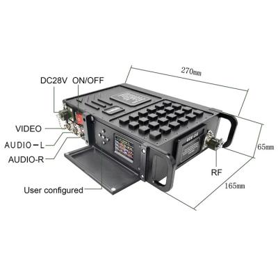 China urban city wireless COFDM video transmission system for sale