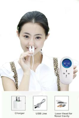 China Physical Nasal Laser Light Therapy with Double nasal probe for All kinds of Rhinitis for sale