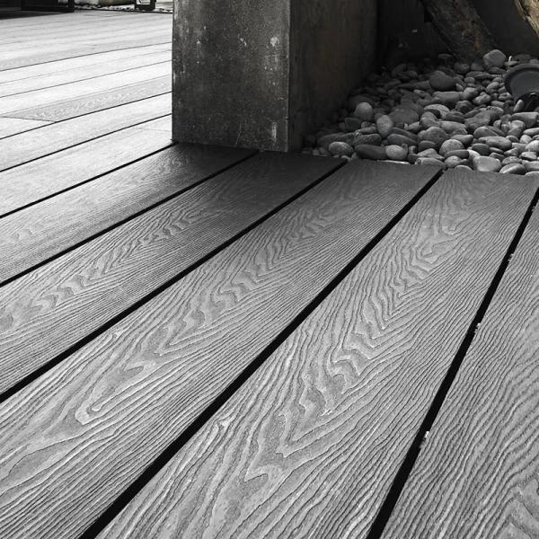 Quality Balcony WPC 3D Board Hollow Profile Wood Plastic Composite Decking Manufacturer for sale