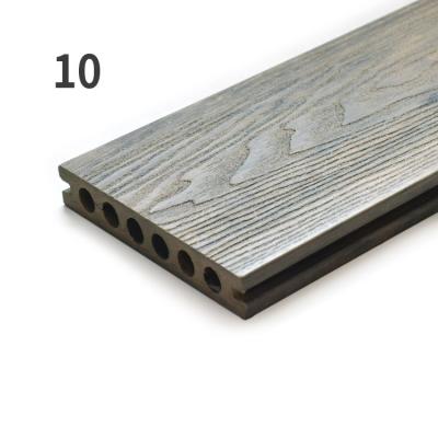 China Textured 3D Composite Decking Embossing Wood Plastic Composite Decking for sale