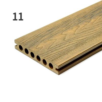 China Textured 3D Composite Decking Embossing Wood Plastic Composite Decking for sale