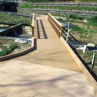 China Engineered WPC Floor Decking Customized Wood Plastic Composite Floor Decking for sale