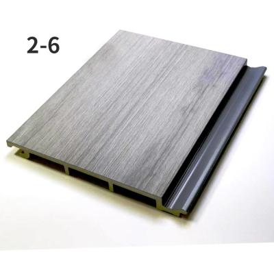 China Synthetic WPC Wall Cladding lightweight Wood Plastic Exterior Wall Cladding for sale