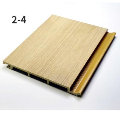 China Synthetic WPC Wall Cladding lightweight Wood Plastic Exterior Wall Cladding for sale