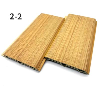 China Synthetic WPC Wall Cladding lightweight Wood Plastic Exterior Wall Cladding for sale
