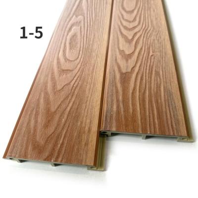 China Synthetic WPC Wall Cladding lightweight Wood Plastic Exterior Wall Cladding for sale