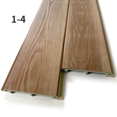 China Synthetic WPC Wall Cladding lightweight Wood Plastic Exterior Wall Cladding for sale
