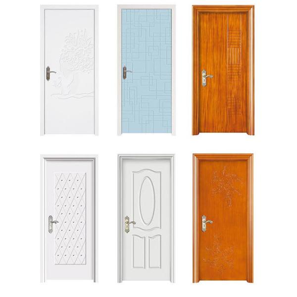Exterior Waterproof WPC Door For Bedroom Termite Proof Thermal Insulation