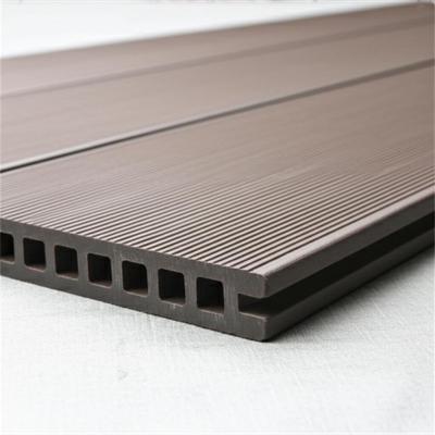 China 20 Years Longevity WPC Decking Panel 3000mm X 140mm X 25mm Anti-Slip for Outdoor Spaces for sale