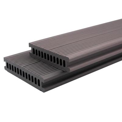 China 3000mm X 140mm X 25mm WPC Decking Panel with Embossed Surface and 20+ Years Longevity for sale