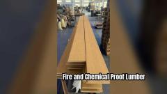 Fire Retardant Chemical Resistant Plastic Lumber
