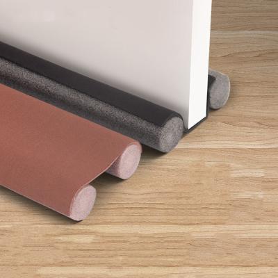 China EPE Foam Cotton Knitted Fabric Windproof Sound Proof Sealing Strip Door Draft Stopper 36.6 Inch for sale