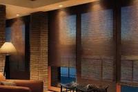 China Solid Wood Office Window Drapes , Dust Proof Bamboo Venetian Blinds for sale