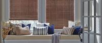 China Solid Wood Office Window Drapes , Dust Proof Bamboo Venetian Blinds for sale