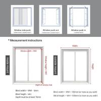 China Luxury White Intelligent Window Blinds Electric Windproof For Cafe for sale