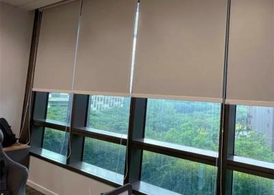 China Material impermeável do poliéster das cortinas de janela do rolo do escurecimento para o escritório da sala de visitas à venda