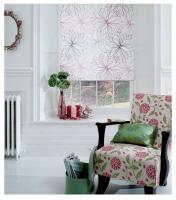 China Blackout Fabric White Kitchen Roller Blind Waterproof Horizontal Pattern for sale