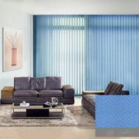 China Decorative Vertical Intelligent Window Blinds Polyester Material for sale
