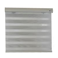 China Horizontal Zebra Pattern Intelligent Window Blinds Chain Manual Control for sale