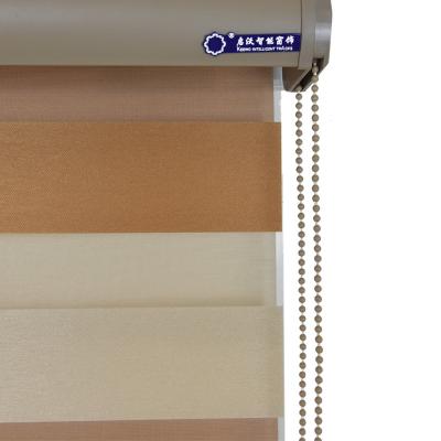 China Material inteligente da tela das cortinas de janela do manual da dupla camada para interno à venda