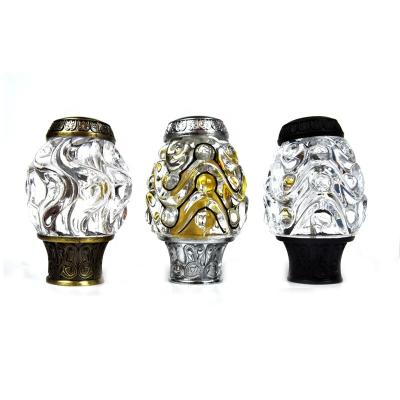 Cina Finials su misura Crystal Curtain Rod Accessories della tenda in vendita