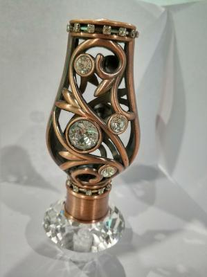 Cina ODM decorativo del materiale di Rod Ends Copper Rose Gold della tenda del metallo rotondo di 25mm in vendita